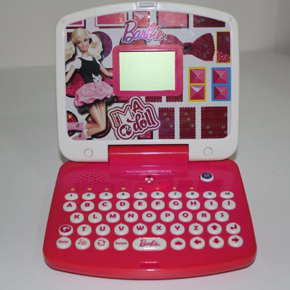 Mattel | Toys | Vintage Barbie Laptop Learning Kids Interactive | Poshmark